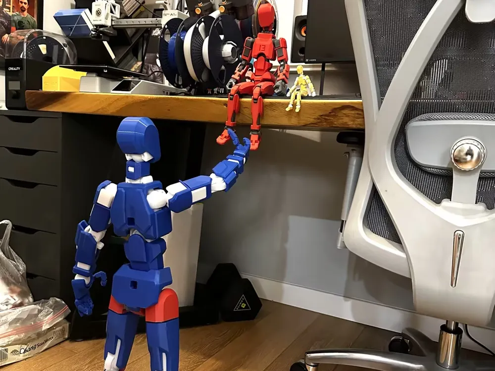 Dummy 13 - 500% scale - poseable hands - Free 3D Print Model - MakerWorld