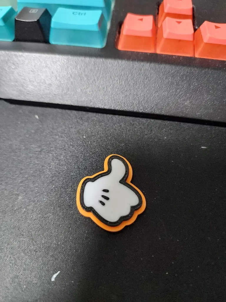 thumb sign crocs jibbitz charm by GyuLee - MakerWorld