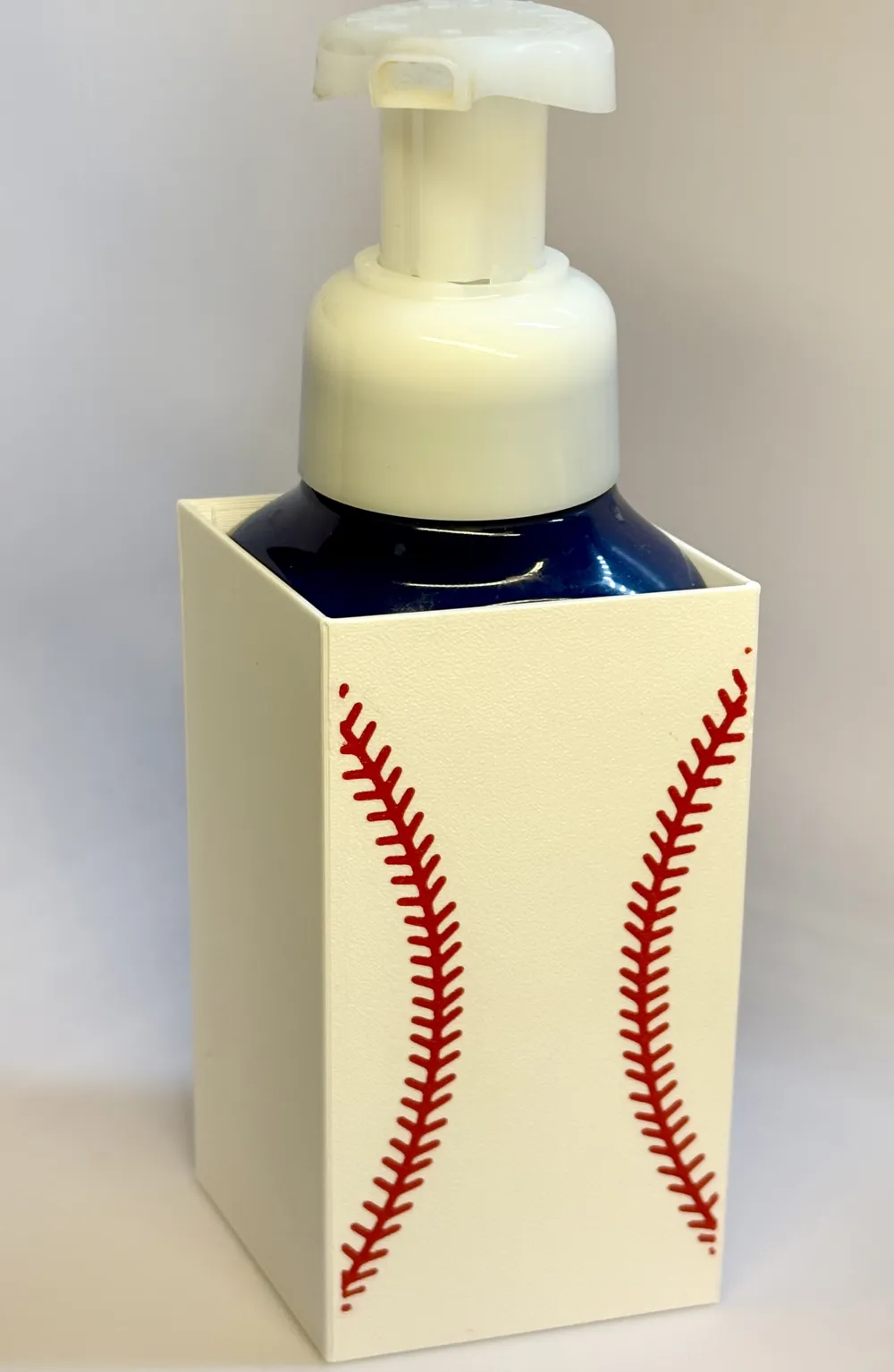 Baseball Stitches Sleeve for Hand Soap Dispensers - Free 3D Print Model ...