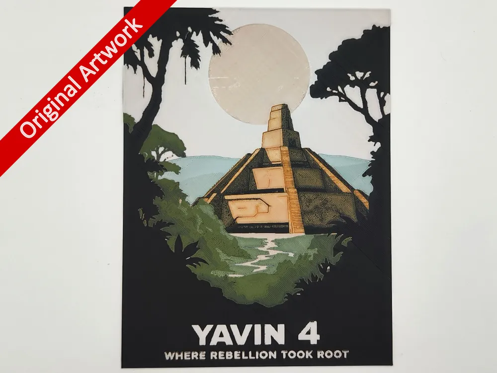 Yavin 4 travel poster Star Wars - hueforge by Altf4-Formation ...