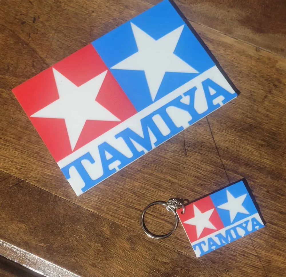 Tamiya RC Logo Magnet/Decal and Keychain by phillipjfry - MakerWorld