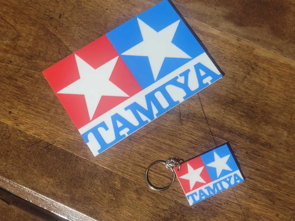 Tamiya RC Logo Magnet/Decal and Keychain by phillipjfry - MakerWorld