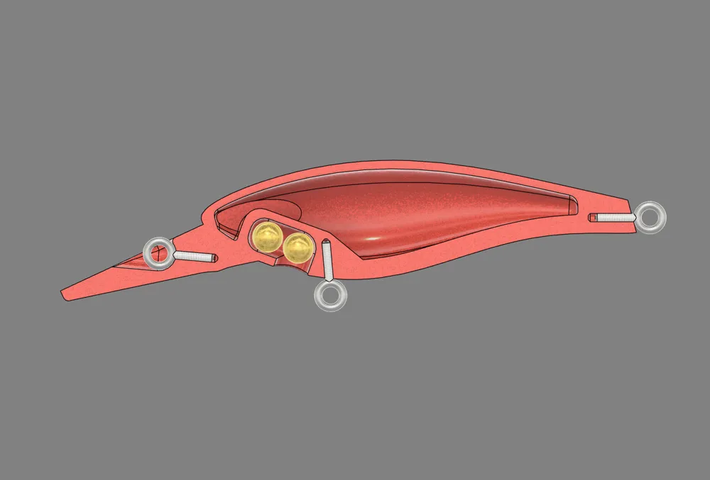 Deep Diving Twitchbait fishing lure - Free 3D Print Model - MakerWorld