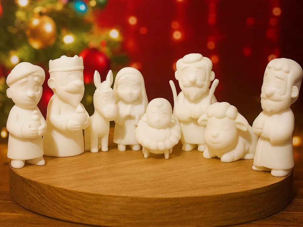 enchanted nativity scene - Free 3D Print Model - MakerWorld