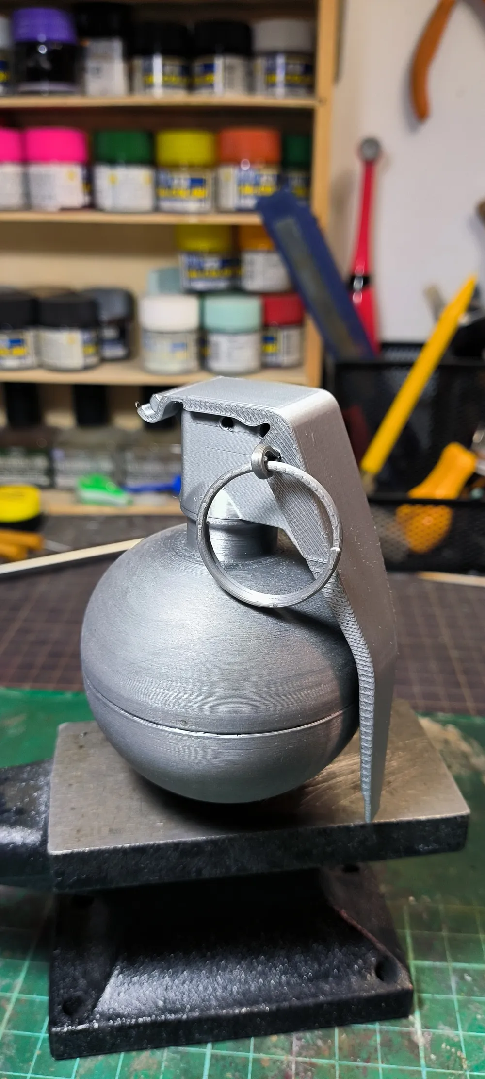 M67 Hand Grenade Hardware-Free Fully 3D Printed Operable Model by user_324473446 MakerWorld ...