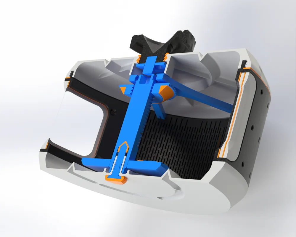 Retracting Spool Holder Pro (+SPiNE for P/X/H) - Free 3D Print Model ...