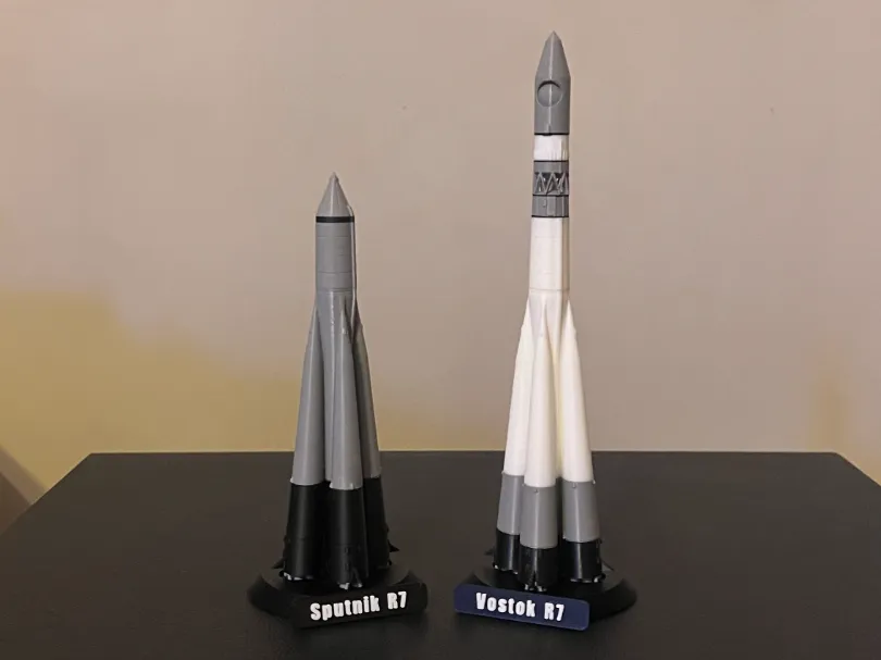 Early Soviet Rocket Garden 1:200 Scale - Free 3D Print Model - MakerWorld