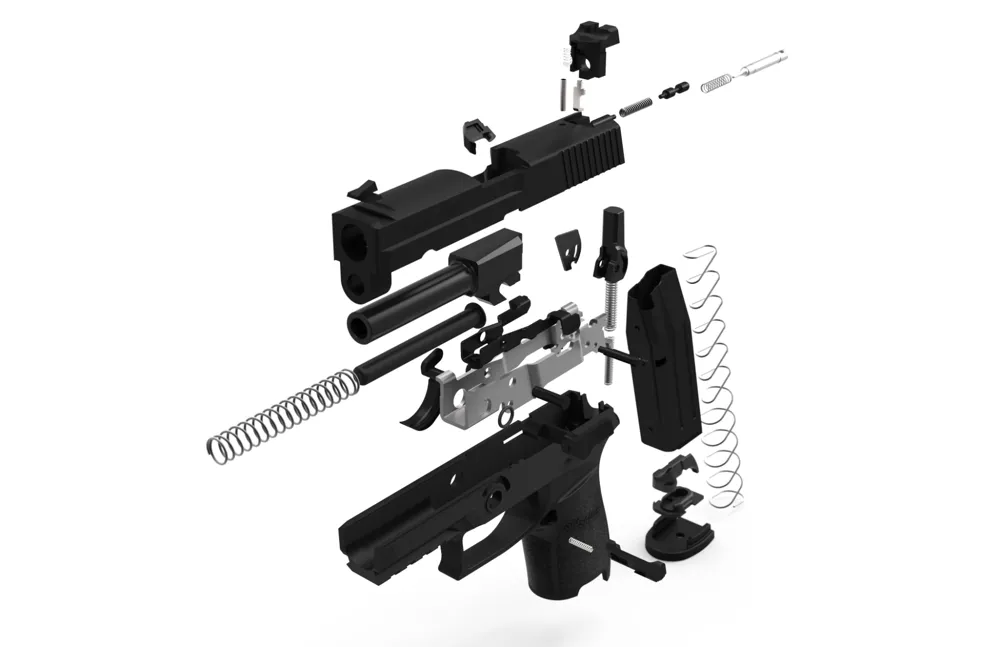SIG P250 - Free 3D Print Model - MakerWorld