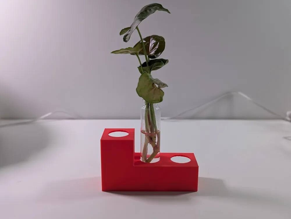 Tetris Plant Propagation Test Tubes Holder 22mm - Free 3D Print Model ...