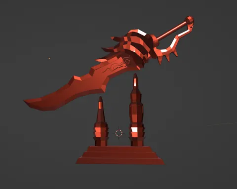 Poison sword from Metin2 by 3D_Gampi MakerWorld: Download Free 3D Models