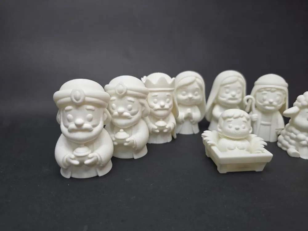COMPLETE CHRISTMAS NATIVITY SCENE - Free 3D Print Model - MakerWorld