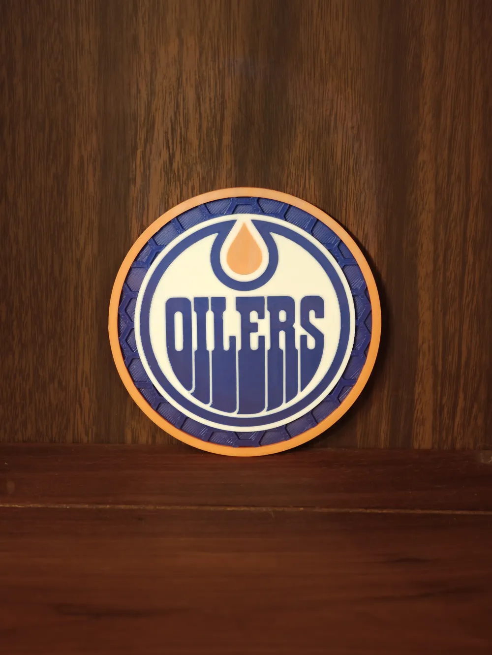 Edmonton Oilers: Hex-Untersetzer – Kostenloses 3D-Druckmodell – MakerWorld