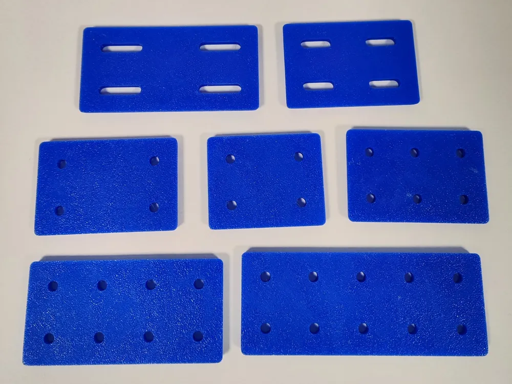 Heavy Duty Wide Mending Plates | 40x4mm (2-Row) - Free 3D Print Model ...