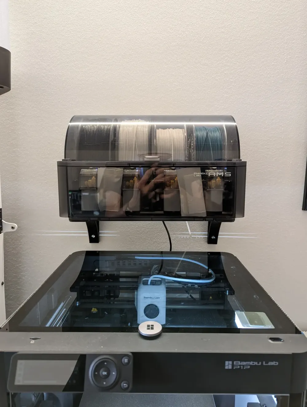 Wallmount for Bambu AMS 3 Slot Version by StefanWox - MakerWorld