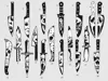 Assassins Knives set of 18 Horror Knives by precisionprintpro ...