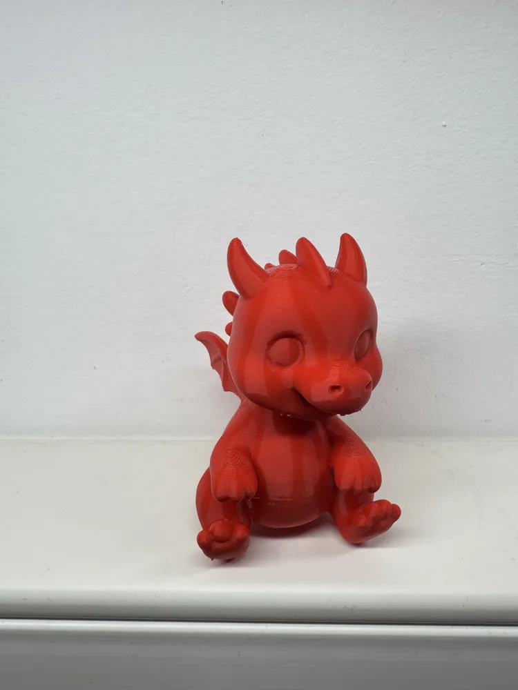 Adorable little baby dragon sitting by 3DManiac MakerWorld: Download ...