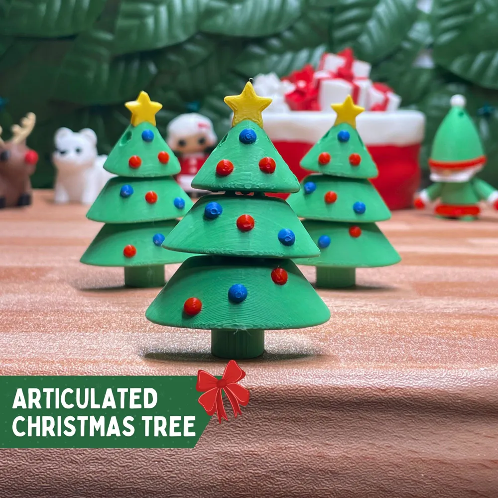 3D Printable Articulated Christmas Tree by MakeIt3D MakerWorld ...