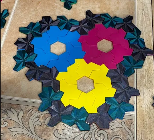 Magnetic Einstein Tile - Aperiodic Monotile by shumpystar MakerWorld ...