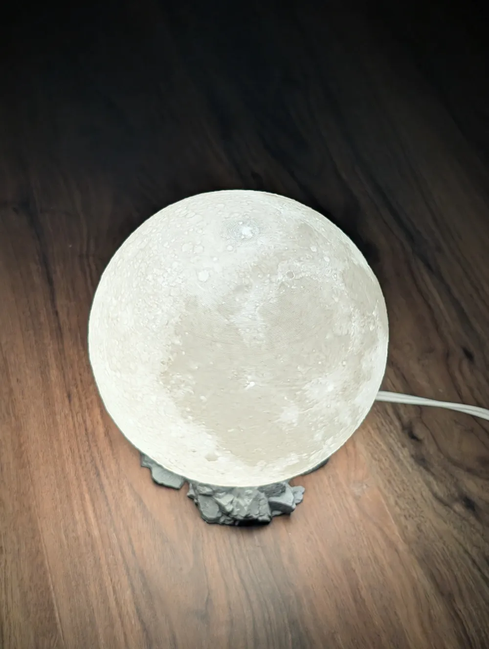 Moon Lamp 15cm - Free 3D Print Model - MakerWorld