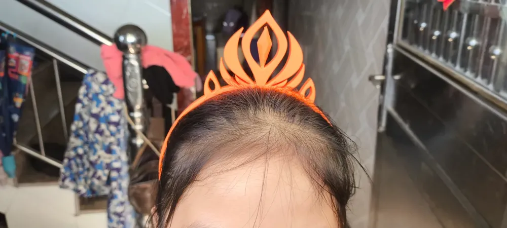 Ice Princess Crown Headband - Hair Hoop Printable for A1 mini - Free 3D ...