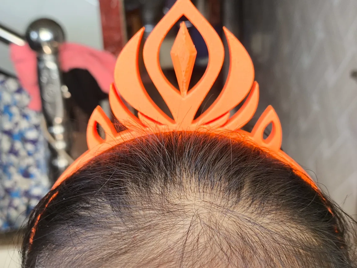 Ice Princess Crown Headband - Hair Hoop Printable for A1 mini by Good ...