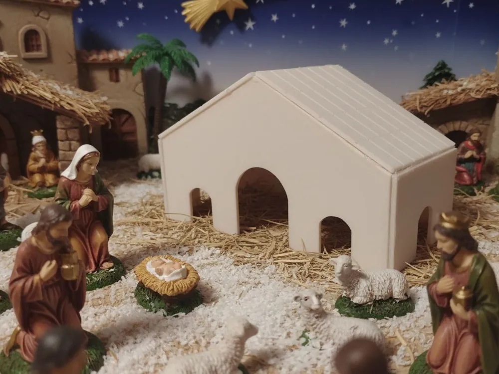 Hebrew Nativity Stable by viajante3d MakerWorld: Download Free 3D Models