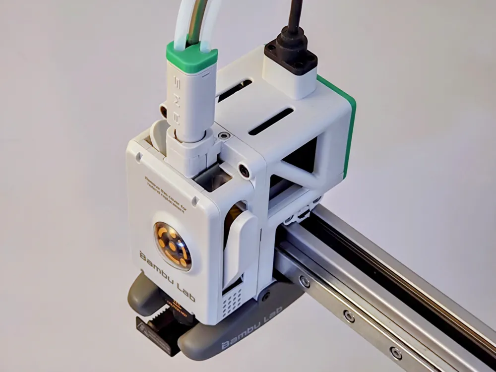 A1 Filament Hub Dust Cap - 3 PTFE tubes version Remixed by Henlor ...