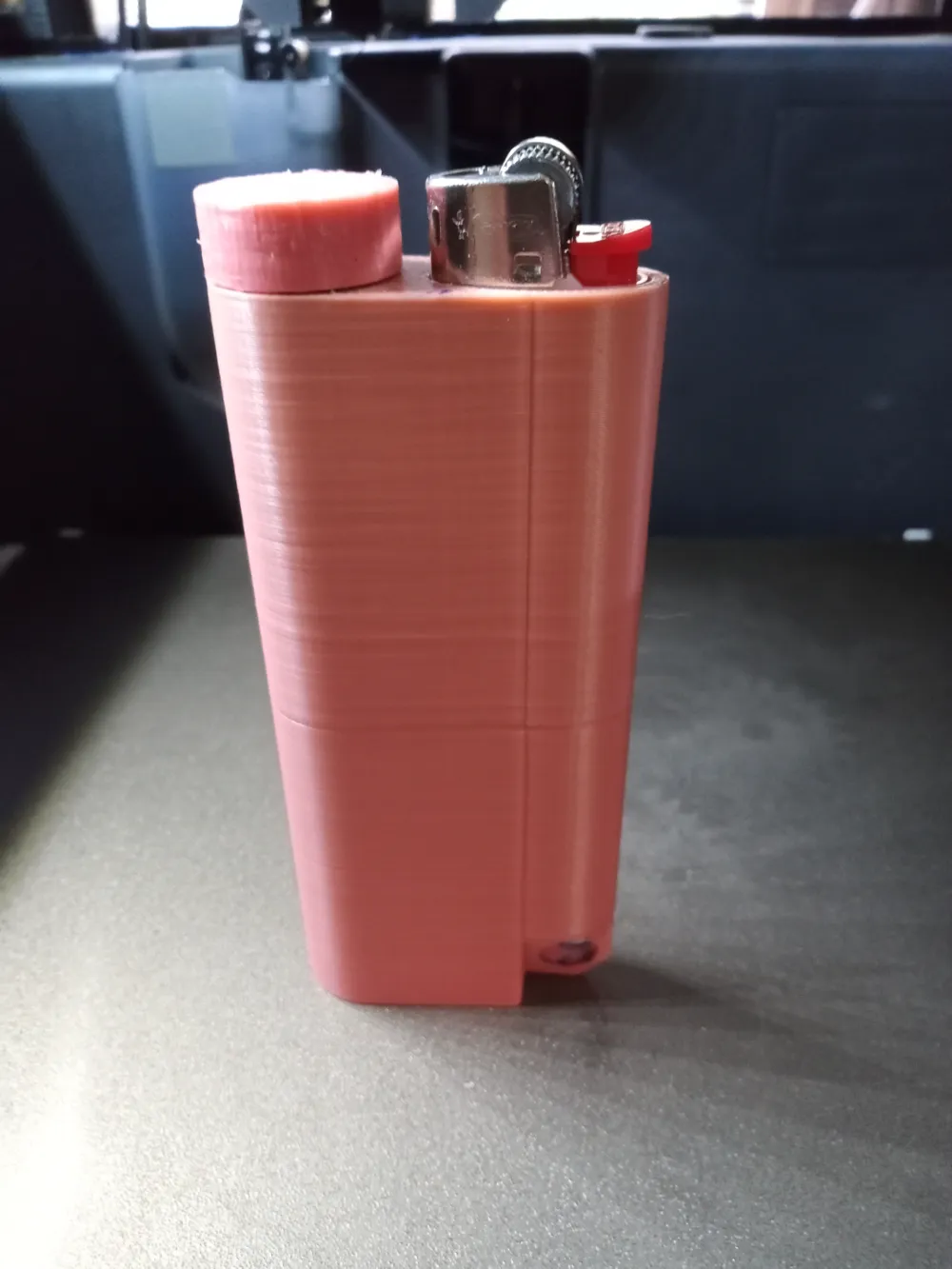 Mini Bic lighter and cigarette storage by linkreincarnate - MakerWorld