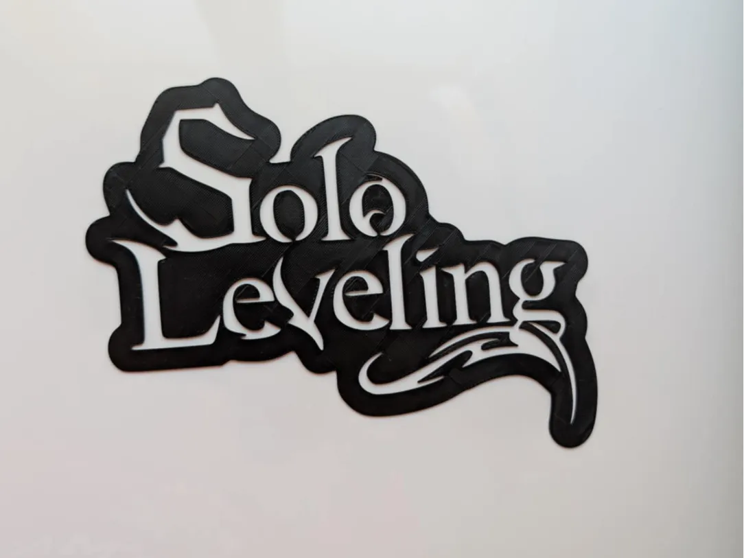 Solo Leveling Title - Free 3D Print Model - MakerWorld