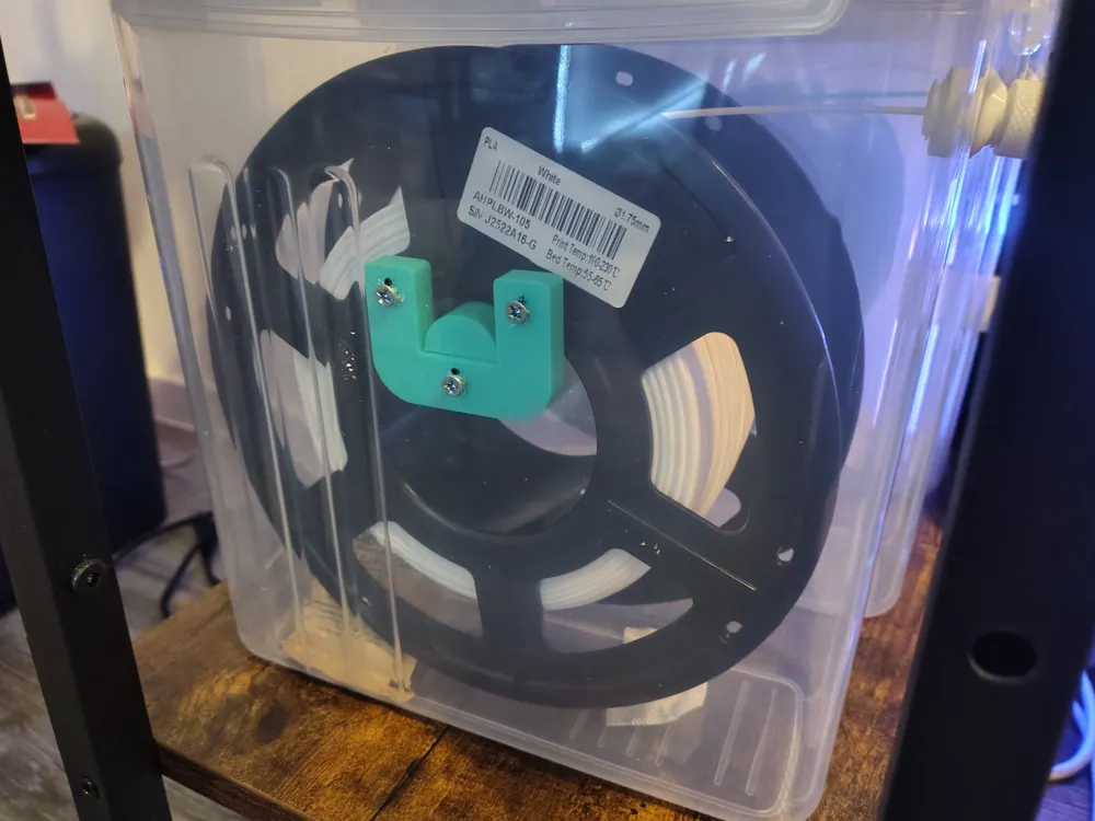Simple Filament spool Holder Dry Box by sp3 MakerWorld: Download Free ...