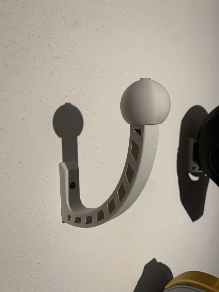 Wall-Mounted Helmet Holder by Lord-Nikon MakerWorld: Download Free 3D ...