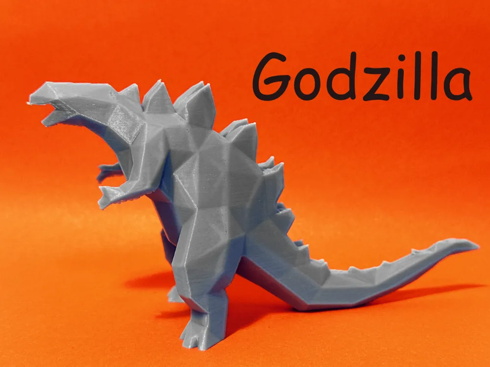 Low-poly Godzilla by Eric.cartman MakerWorld: Download Free 3D Models