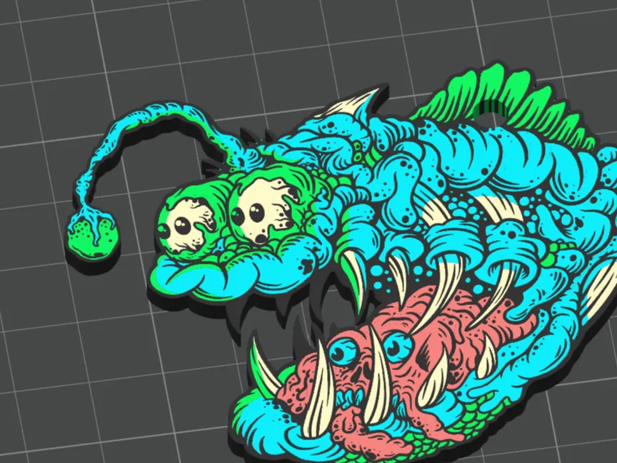 Angler Fish Keychain by tw3nty3ight - MakerWorld