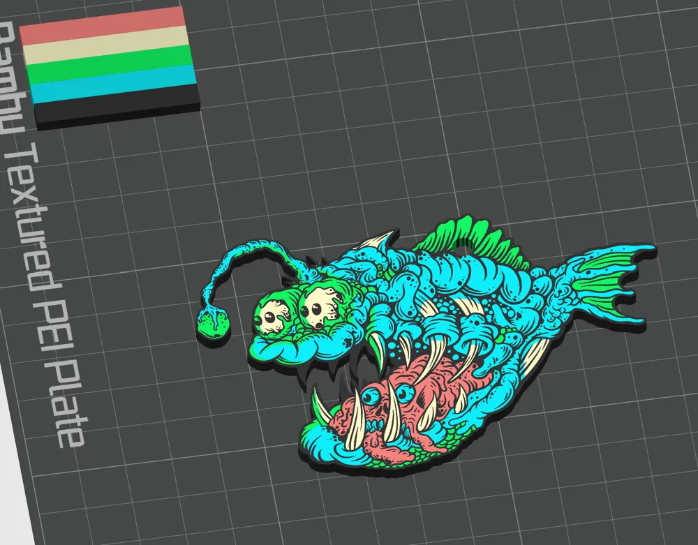 Angler Fish Keychain by tw3nty3ight - MakerWorld