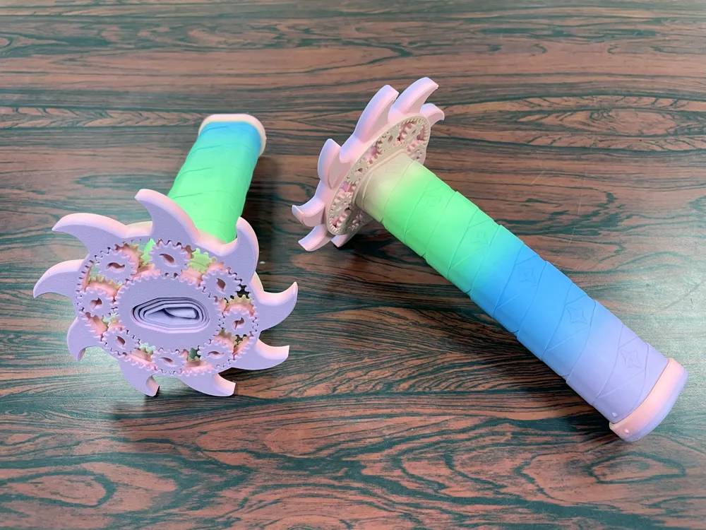 Collapsing Katana 天旋 (Celestial Spiral) - Free 3D Print Model - MakerWorld