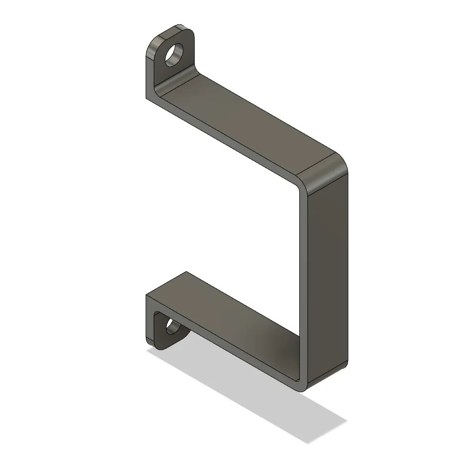 Commercial Power Strip Wall Mount Brackets - Free 3D Print Model ...