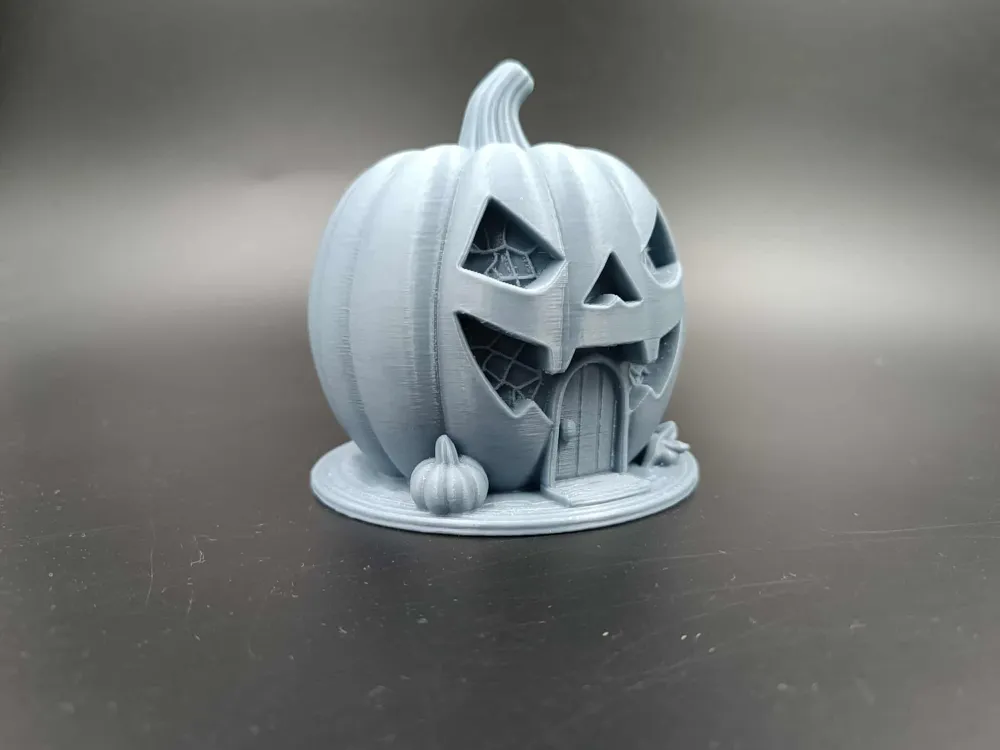 Haunted Pumpkin House - Spooky Halloween - Free 3D Print Model - MakerWorld