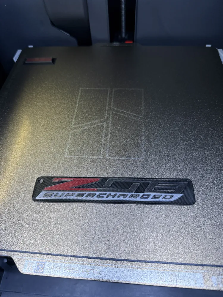 Chaveiro Chevrolet Corvette C7 Z06 - Modelo gratuito para impressão 3D ...