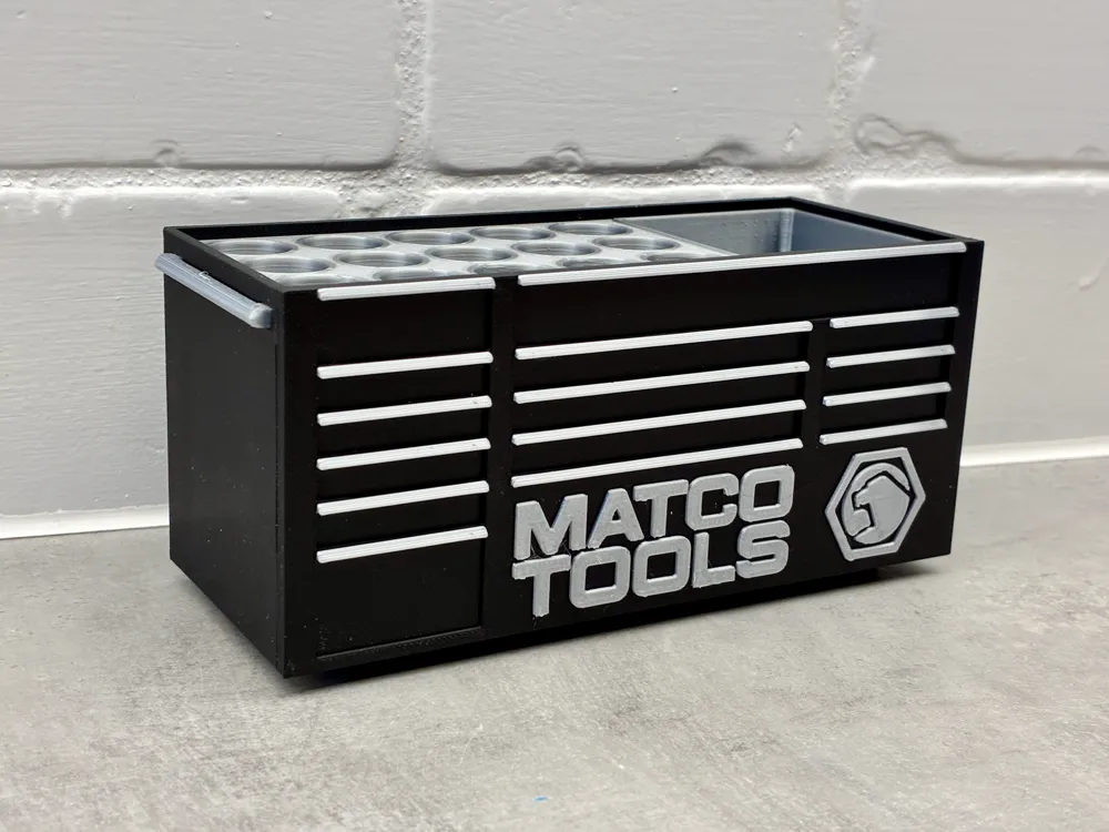 Matco tool inspired toolbox desk pen organizer by Mrtk1970 MakerWorld ...
