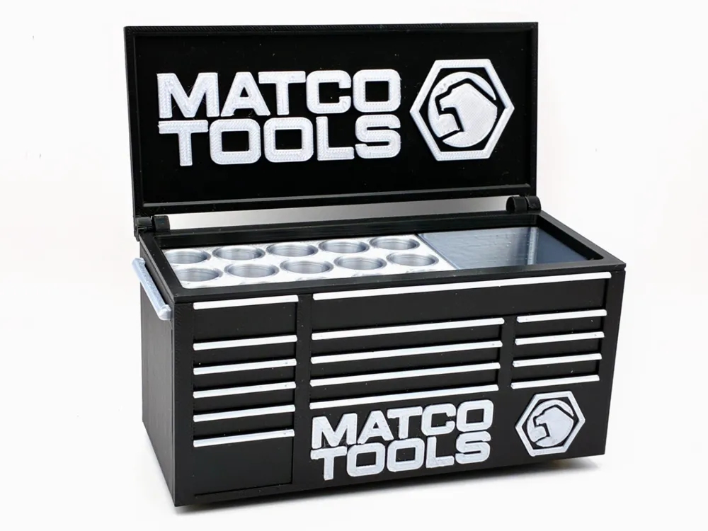 Matco tool inspired toolbox desk pen organizer by Mrtk1970 MakerWorld ...