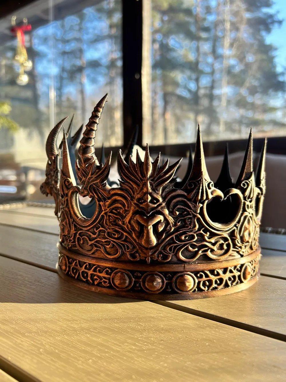 Dragon Sovereign's Royal Crown - Free 3D Print Model - MakerWorld