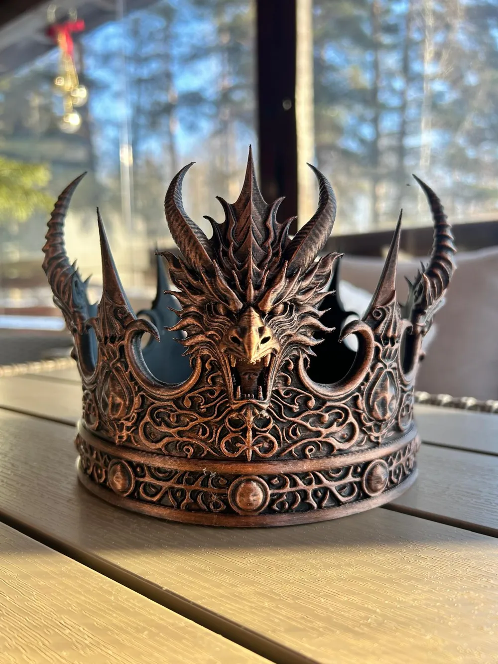 Dragon Sovereign's Royal Crown - Free 3D Print Model - MakerWorld