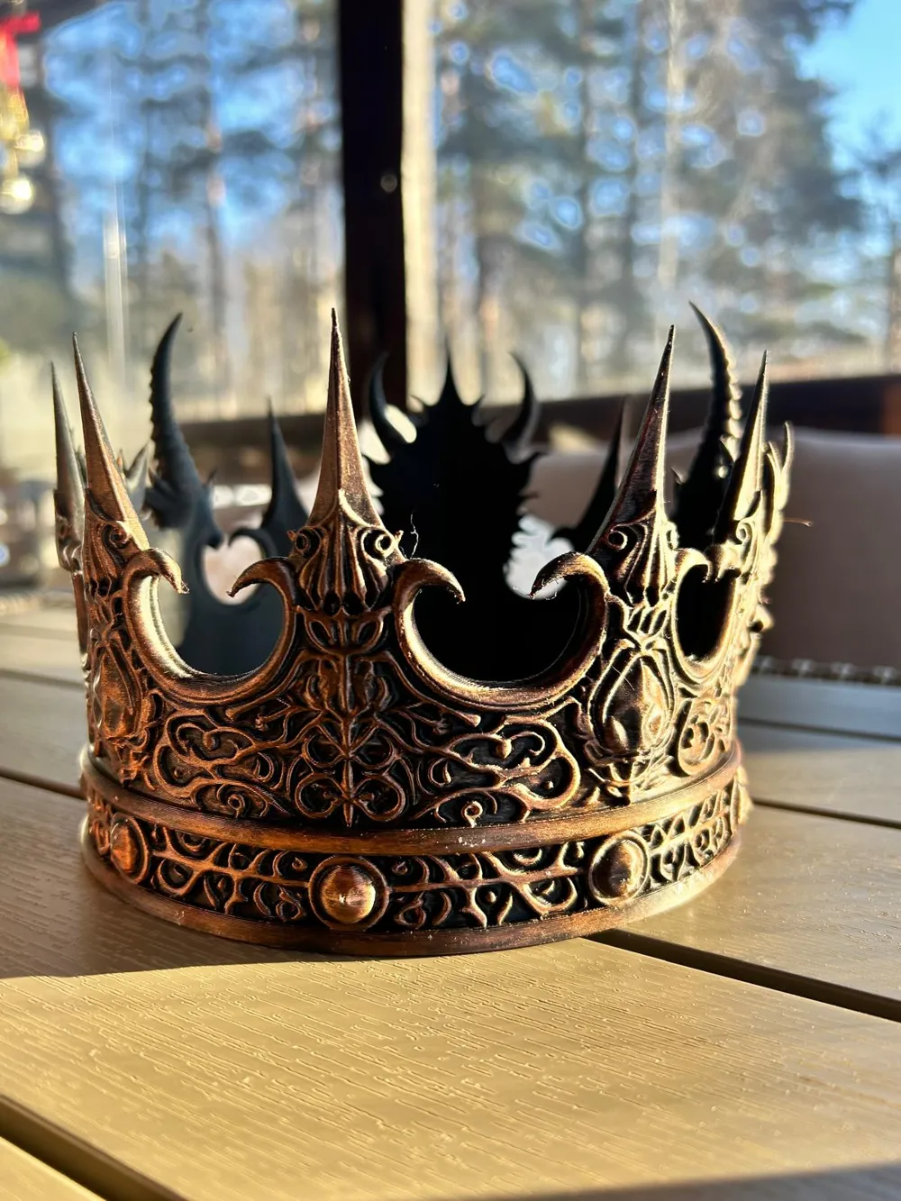 Dragon Sovereign's Royal Crown - Free 3D Print Model - MakerWorld