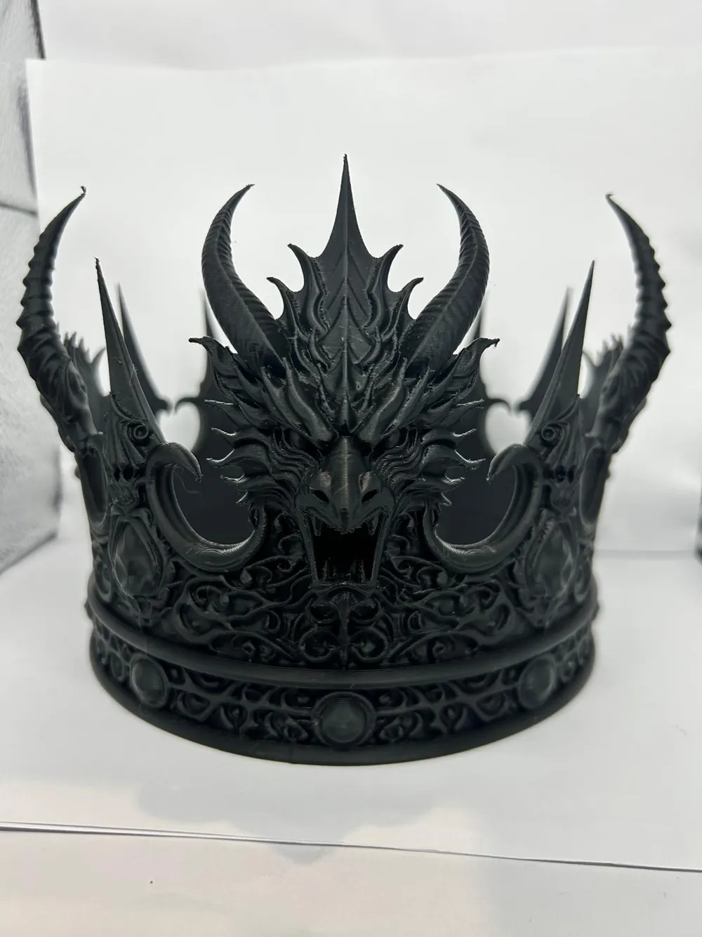 Dragon Sovereign's Royal Crown - Free 3D Print Model - MakerWorld