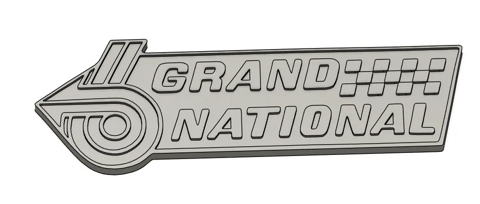 Buick Grand National Emblem by ahouston - MakerWorld