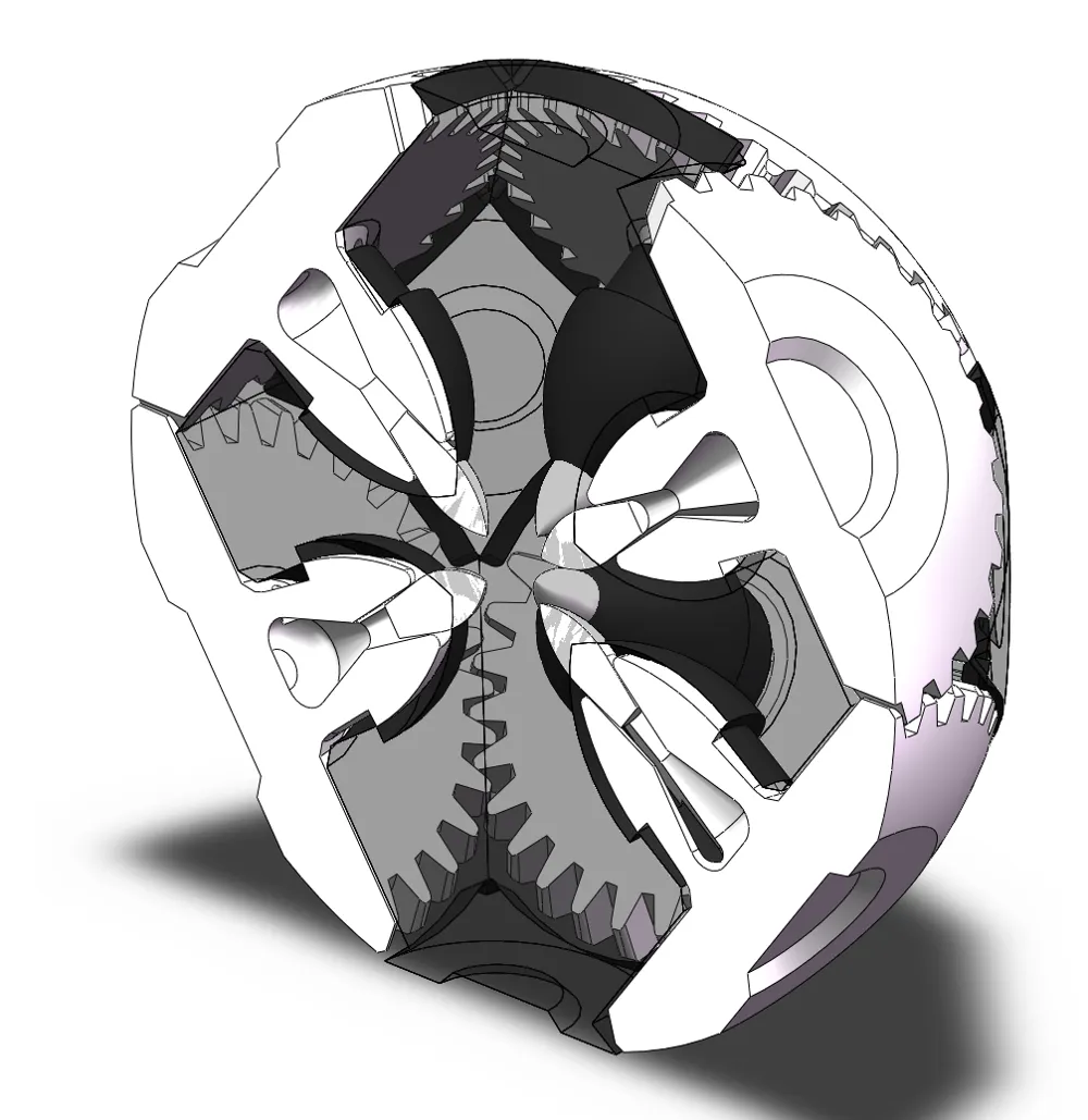 Gear Ball - Free 3D Print Model - MakerWorld