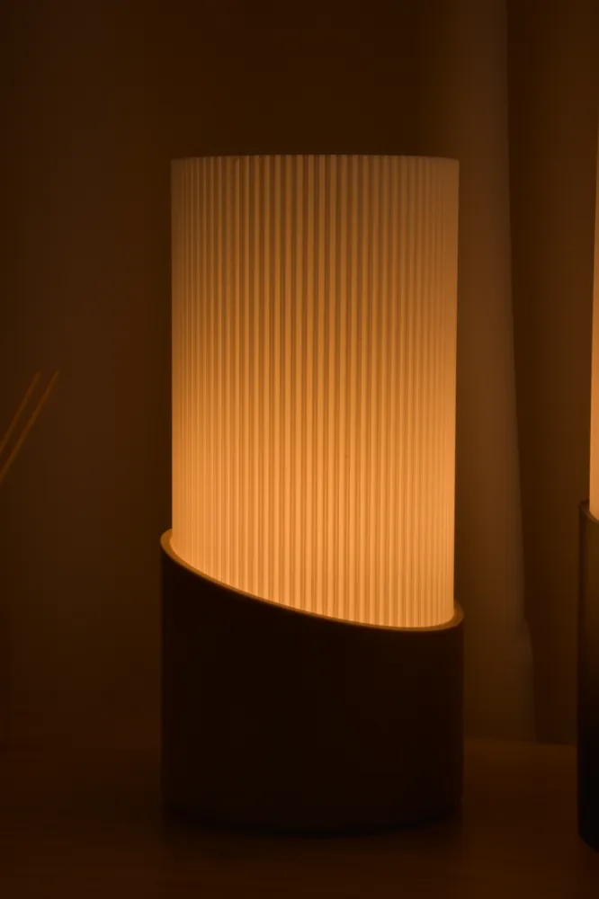 Japandi Column Lamp-E14/E27/kit001-STRÅLA-2 Sizes - Free 3D Print Model ...