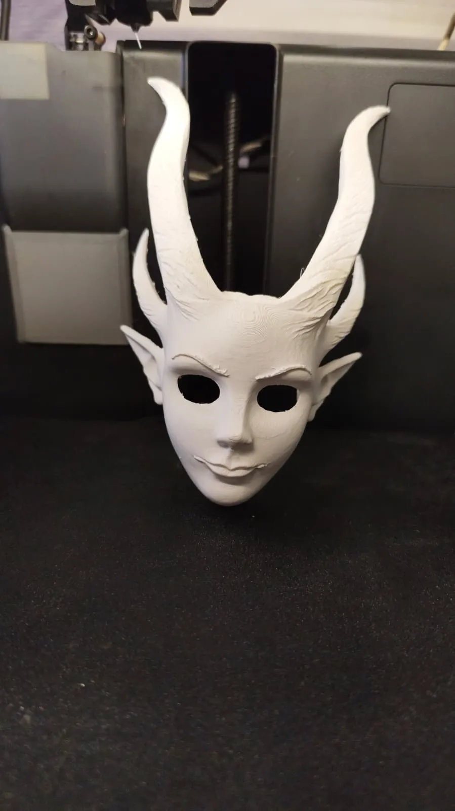 Mystic Demon Faun Mask – High Fantasy Cosplay - Free 3D Print Model ...
