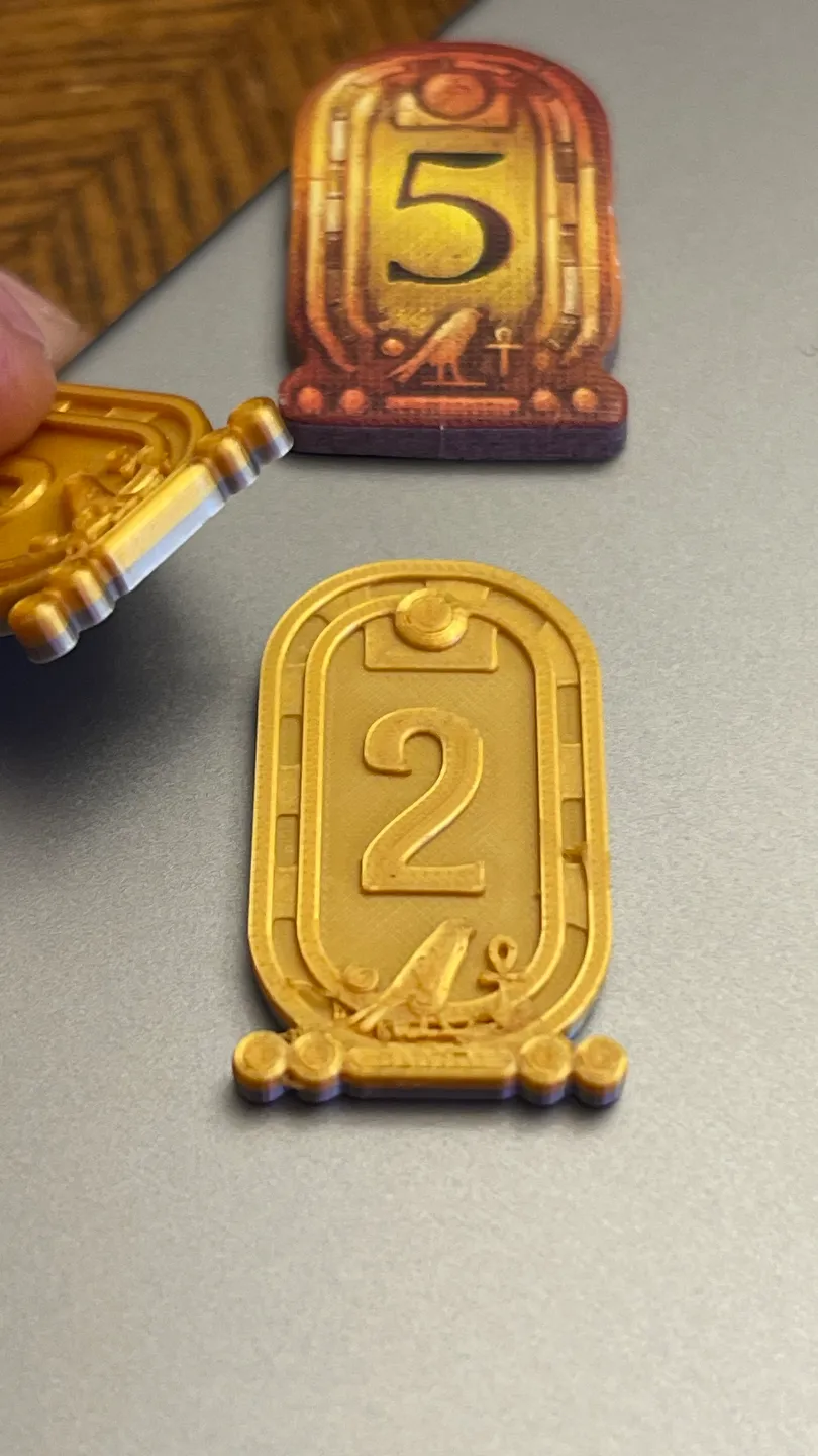 RA Board Game Point Tokens (1, 2, 5, & 10) by AeonJoey - MakerWorld