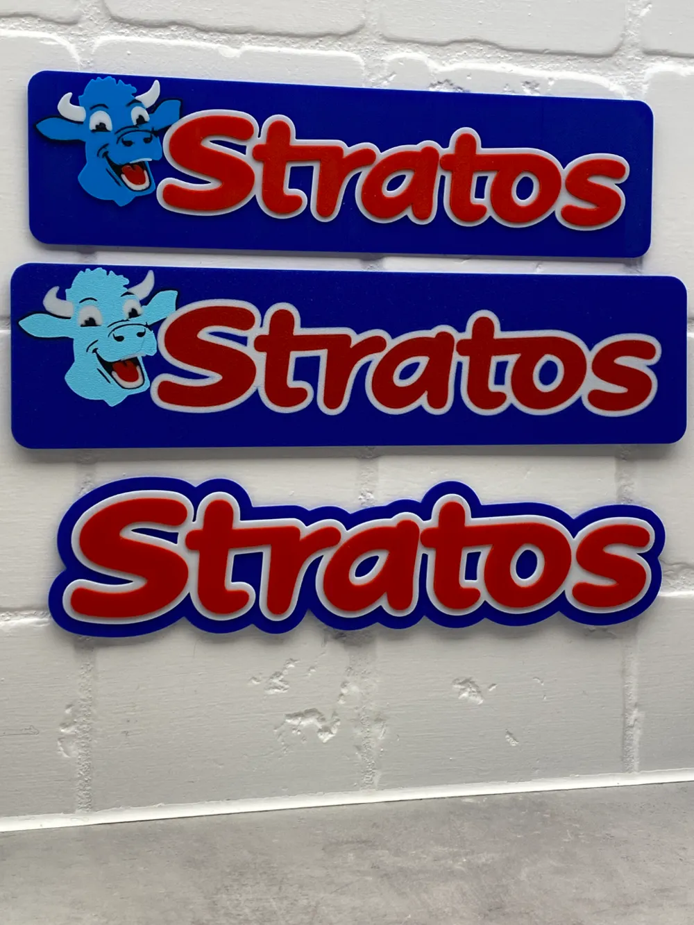 Stratos Chocolade bar sign 5 versions by Mrtk1970 - MakerWorld